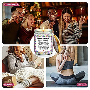 Happy Birthday Gifts for Women, Best Friends, BFF Friendship Gifts for Women Friends Gifts for Women, Best Friends, Her, Female, Sister, Coworker, Classmate, Bestie Present Christmas Candles Gifts