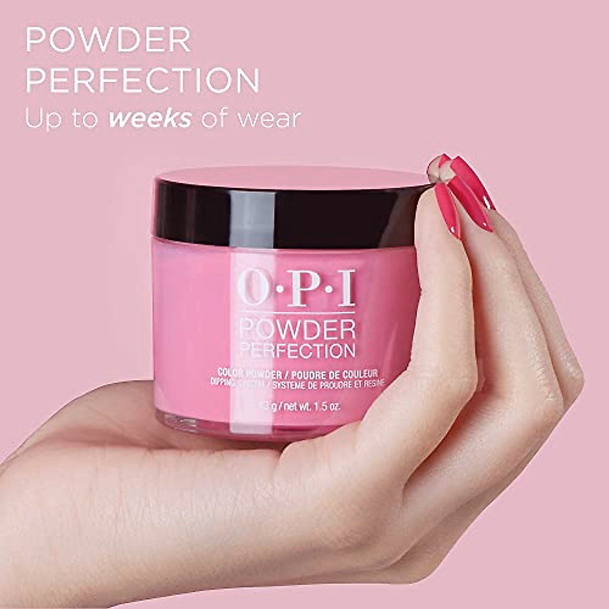 OPI Powder Perfection, Cave the Way, Black Dipping Powder, Fall Wonders Collection, 1.5 oz