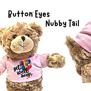 Jolitee Get Well Soon Gifts for Kids, Get Well Soon Teddy Bear, Get Well Teddy Bear for Women, Get Well Stuffed Animals for Girls, Get Well Kids Gift