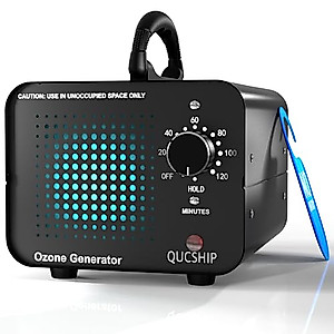 Ozone Generator 25,000mg/h - Commercial Ozone Machine, High Capacity Ozone Machine Odor Removal & Home Ozone Generator, Ideal for Home, Basement, Smoke, and Pet Room etc