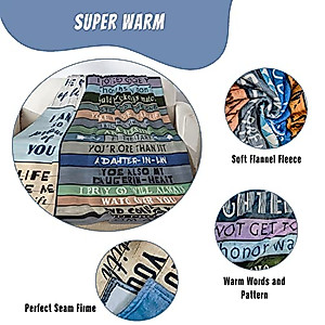 Daughter in Law Gifts - Daughter in Law Gift Ideas - Gifts for Daughter in Laws - Birthday Gifts for Daughter in Law - to My Daughter-in-Law Blanket - Fleece Throw Blankets for Home Bed Sofa 60"x50"