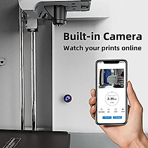 Flashforge 3D Printer Adventurer 3 Pro, Auto Leveling Glass Hot Bed, Built-in HD Camera, 8GB Internal Storage, Touchscreen, Filament Detection, Wi-Fi Cloud Printing, Fully Assembled 150X150X150 mm