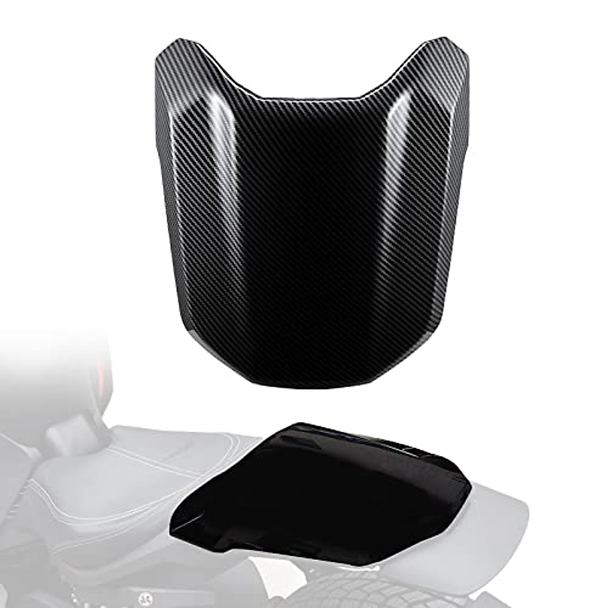A & UTV PRO Ryker Mono Seat Cowl, Carbon Fiber Pattern Mono Seat Cowl Cover Kit for Can Am Ryker All Models Accessories, Replace OEM # 219401001, 1PCS