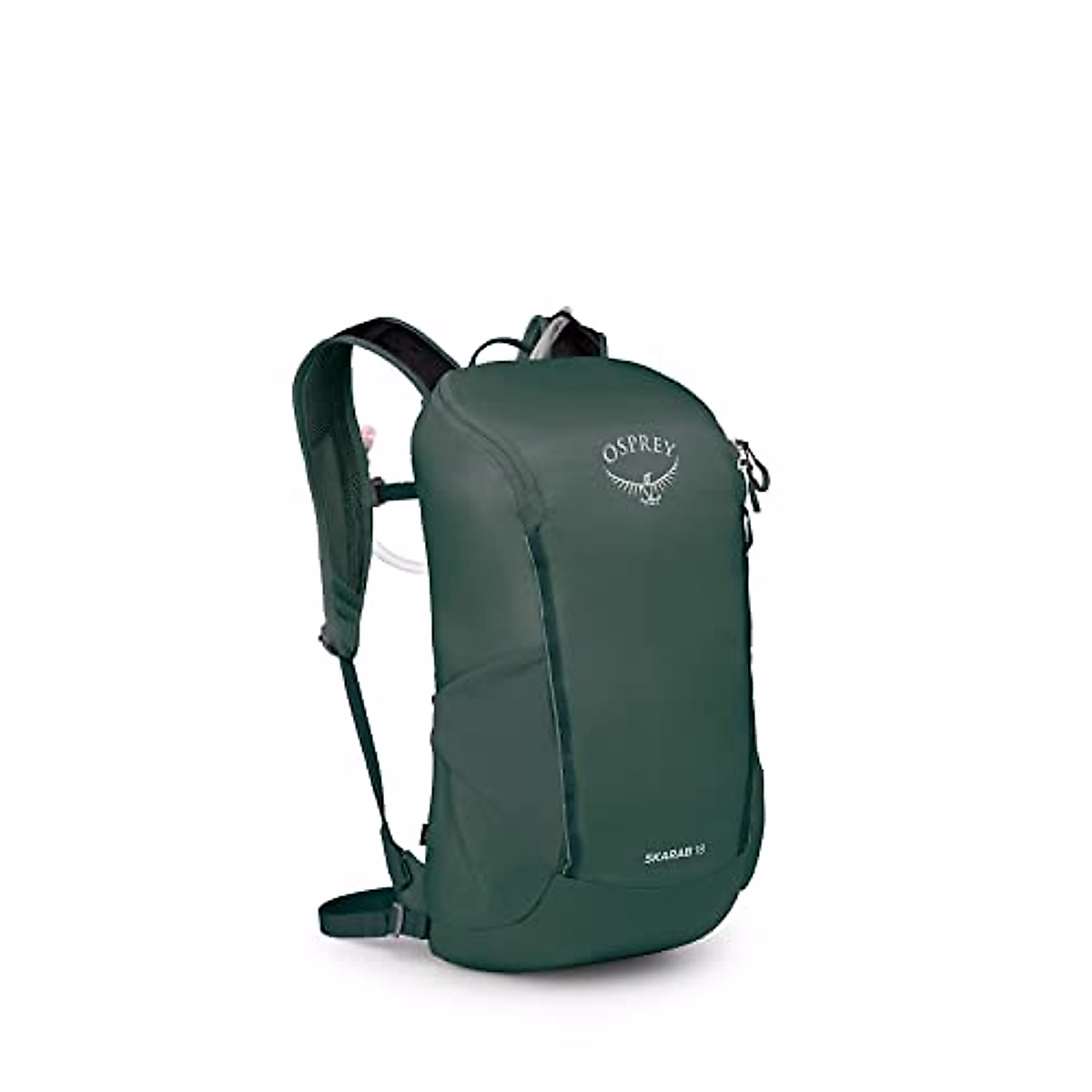 Osprey Skarab 18L Men's Hiking Backpack with Hydraulics Reservoir, Tundra Green, One Size