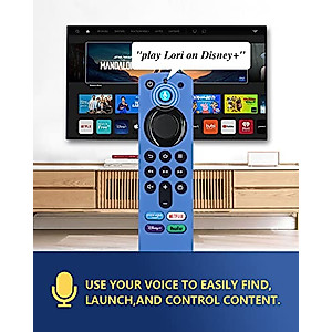3RD GEN Replacement Voice Remote L5B83G with Cover for Amazon Fire TV Stick (2nd Gen/3rd Gen/Lite/4K) Fire TV Cube (1st Gen and Later) Fire TV (3rd Gen, Pendant Design)
