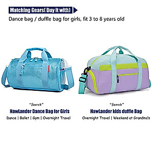 HawLander Preschool Backpack for Toddler Girls, Kids School Bag, Ages 3 to 7 years old, Mini, Light Green