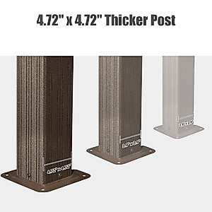 12' x 12' Hardtop Gazebo Outdoor Aluminum Gazebos Grill with Galvanized Steel Double Canopy for Patios Deck Backyard,Curtains&Netting by domi outdoor living