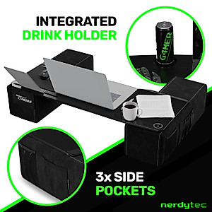 Couchmaster CYBOSS - Extra Wide Laptop Stand for Couch and Bed, Ergonomic Design with Cushions, Lap Desk Supports Notebooks up to 18 Inches – You are The Big Boss! The CYBOSS!