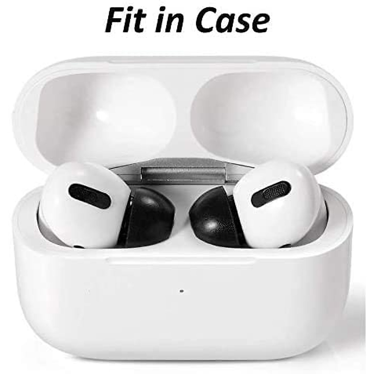 Zotech Fit in Case Replacement 3 Pairs Memory Foam Ear Tips for Apple Airpods Pro 1st & 2nd Gen (S/M/L)