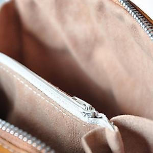 Pratesi Leather, Leather Bag for Women Cross-Body Bag Volterra Bruce in cow leather - Bruce Brown