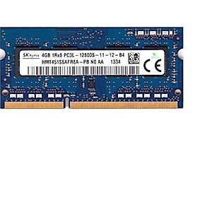 Hynix HMT451S6AFR8A-PB 4GB PC3-12800 DDR3-1600MHz non-ECC Unbuffered CL11 204-Pin SoDimm 1.35V Low Voltage Single Rank Memory Module