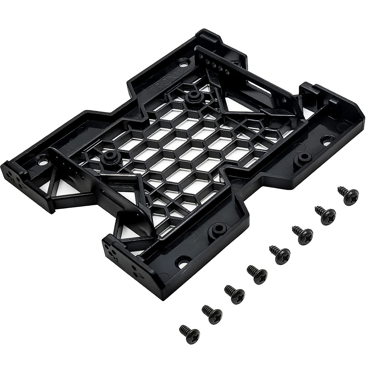 Uenhoy 4 Pcs 2.5“ or 3.5” to 5.25“ SDD HDD Mounting Bracket, Hard Disk Drive Bays Holder Adapter Computer Case Adapter for PC