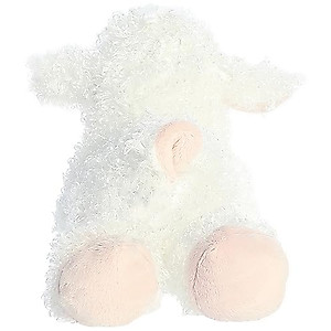 Aurora® Adorable Mini Flopsie™ Lana™ Stuffed Animal - Playful Ease - Timeless Companions - White 8 Inches