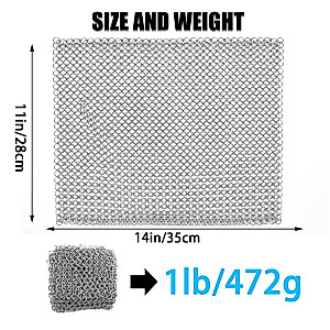 Sous Vide Weights 1LB,Food Grade 316 Stainless Steel Sinker Weight Net for Sous Vide Cooking,Reusable Sous Vide Cooking Accessory, Keep Food Submerged with 4pcs S Hooks