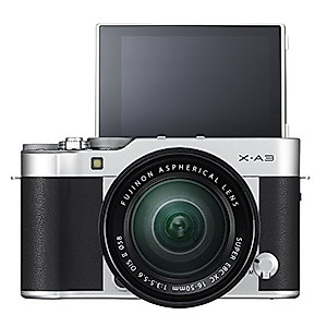 Fujifilm X-A3 Mirrorless Camera XC16-50mm F3.5-5.6 II Lens Kit - Silver