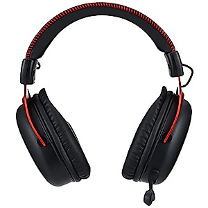 HyperX Cloud II Wireless - Gaming Headset for PC, PS4/PS5, Nintendo Switch, Long Lasting Battery Up to 30 Hours, 7.1 Surround Sound, Memory Foam, Detachable Noise Cancelling Microphone, Mic Monitoring
