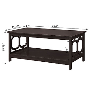 Convenience Concepts Omega Coffee Table, Espresso