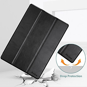 ProCase Cover for Galaxy Tab S7 Fe Case 2021/Galaxy Tab s8 Plus Case 2022/Galaxy Tab s7 Plus Case 2020 with S Pen Holder, Slim Smart Cover Stand Folio Case -Black