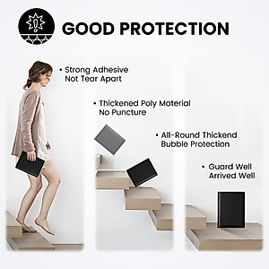 Fuxury Bubble Mailers 6x10 Inch 100 Pack, Black Padded Envelopes, Self Seal Waterproof Mailing Envelopes Bubble Padded, Shipping Bags for Mailing,Packaging, Small Business, Boutique, Bulk #0