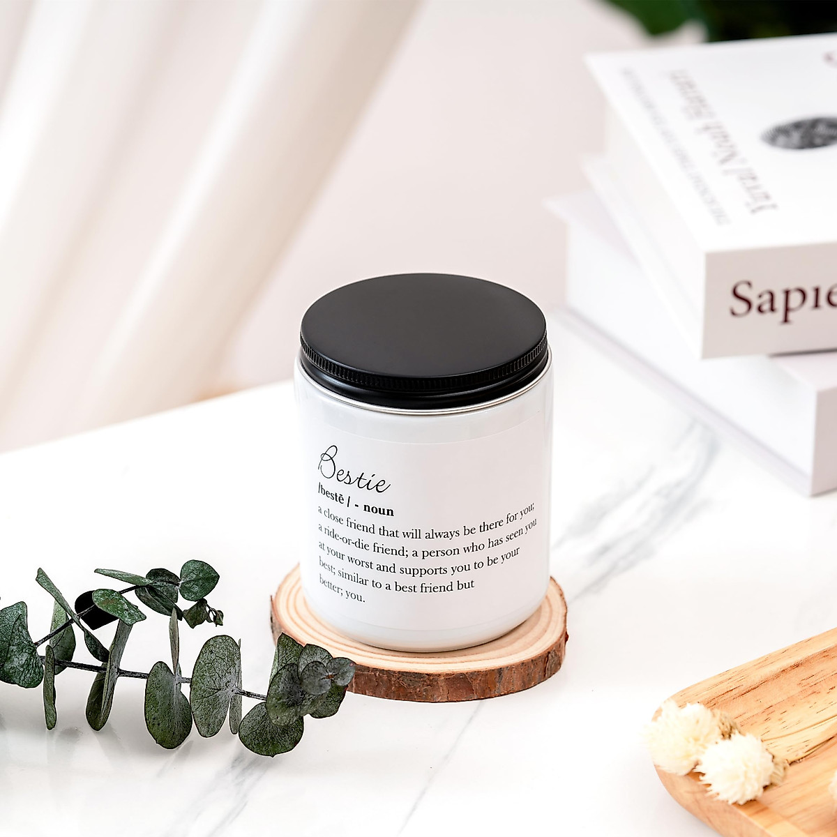 Best Friend Bestie Birthday Gifts for Women Friendship Gifts Scented Candle, Funny Christmas Holiday Gift Ideas for Her, Friends Female, BFF, Bestie, Sister (Bestie)