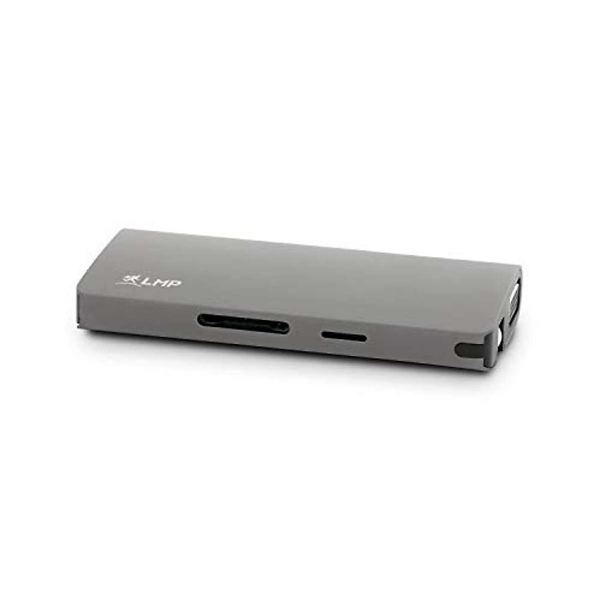 LMP - 4K USB-C Travel Docking Station with 9 Ports - Space Gray