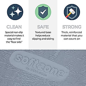 ECR4Kids SoftZone Floor Cushions with Handles, 2" Deluxe Foam, Square, Contemporary, (6-Pack)