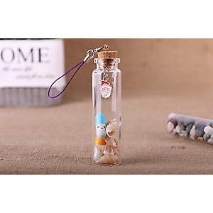 MaxMau 20ml Small Glass Bottles,Tiny Glass Vials,Jars with Cork Stoppers,Message Bottles,Wishing Bottle for Wedding Favors, Baby Shower Favors, DIY Art Craft Storage,24pcs