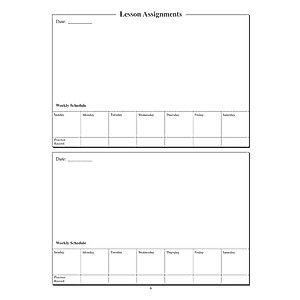 My Music Journal - Student Assignment Book: Hal Leonard Student Piano Library