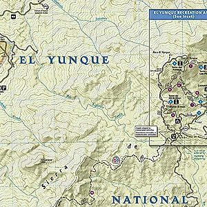 El Yunque National Forest Map (National Geographic Trails Illustrated Map, 790)