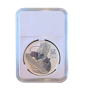 Ursae Minoris Elite Certified-Style Coin Holder for Australian Silver Lunar or Kookaburra 1 Ounce 3 Pak