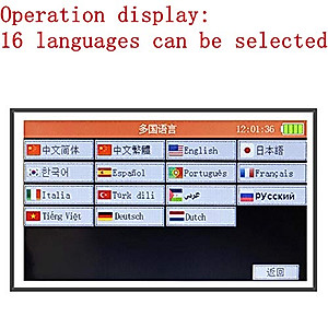 Premium Quality Handheld Intelligent Inkjet Printer, 600DPI Portable Handheld Jet Printer Inkjet Coding Machine Date Coder, 4.3" LED Screen Display for Trademark,Logo,Graphic,Date Coder