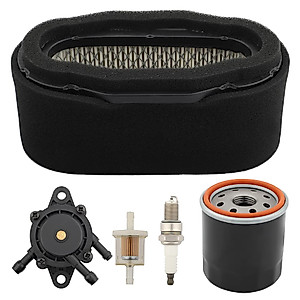 HONEYRAIN 11013-7024 Air Filter Tune up Kit for Kawasaki FH721V FH601V FH641V FH680V 4 Stroke Engine GT245 GX255 GX335 Lawn Tractors Replace 11013-7027 11013-7005 11013-7009 11029-7012 M150949
