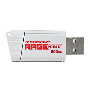 Patriot Supersonic Rage Prime USB 3.2 Gen 2 Flash Drive - 500GB - ‎PEF500GRPMW32U