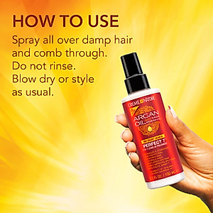 Creme of Nature, Argan Oil for Hair, Perfect 7-in-1 Leave-in Treatment, for Healthy Hair with Exotic Shine, 5.1 Fl Oz (Package May Vary)