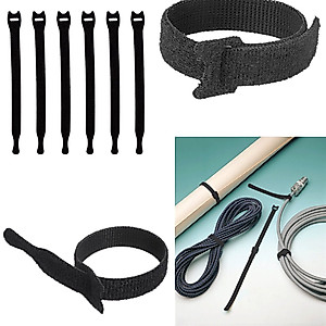 On Stage Round Base Microphone Stand, Black + Mic Holder + Mic Extension Attachment Bar + Strapeez - Top Value Microphone Accessory Kit