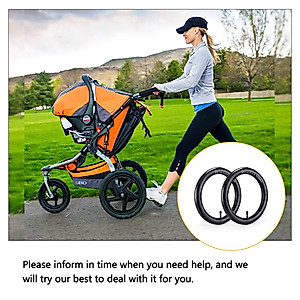 Cenipar 12.5x1.75/2.15'' Inner Tire Tubes,Premium Explosion Proof Front Wheel Replacement Tire Inner Tubes for All BOB Revolution, Royalbaby, and More Strollers, Pack of Two