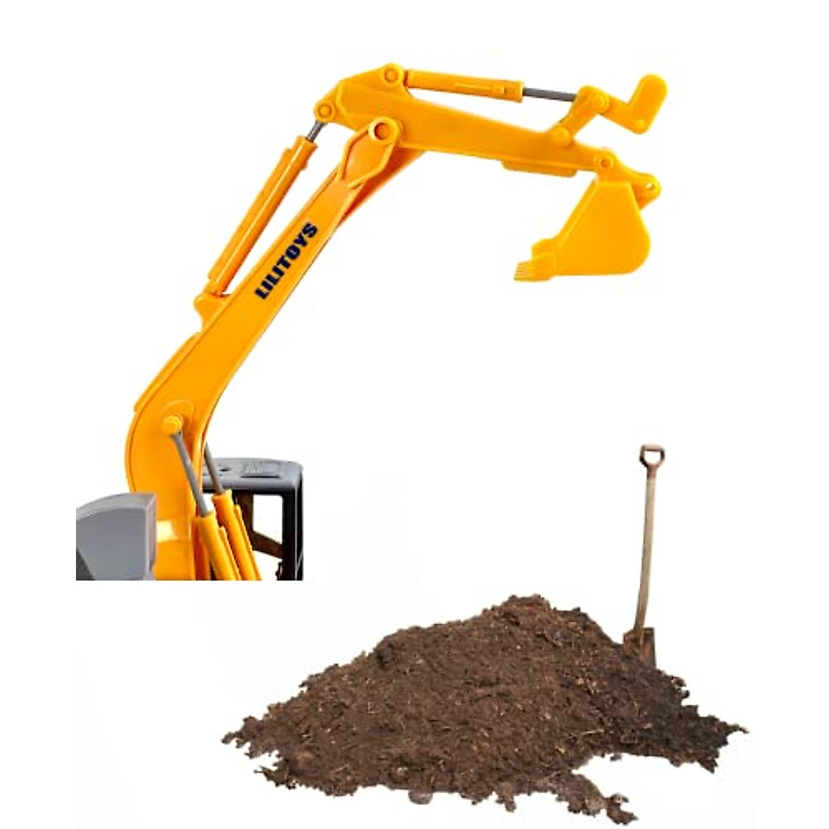 Big Daddy Big Rig Heavy Duty Tractor Trailer Low Boy Transport Flat Bed & Excavator Toy Trucks COMBO series