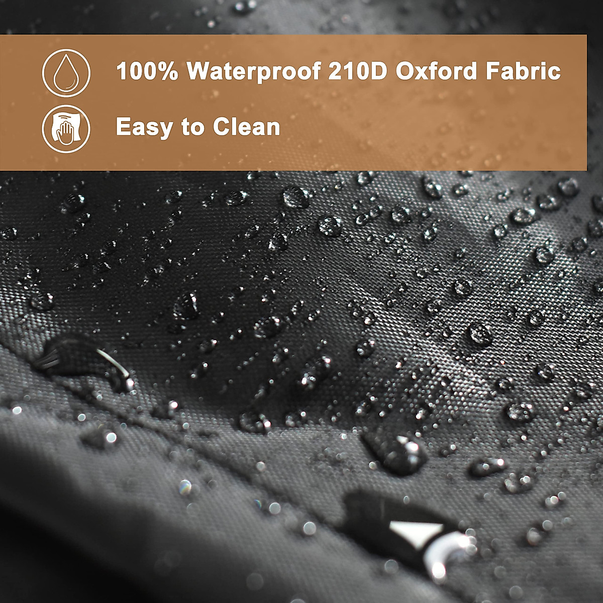 TOHONFOO Foosball Table Cover Soccer Table Cover Outdoor/Indoor Heavy Duty Water-Resistant 210D Oxford Fabric Universal GameTable Protection