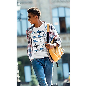 Jordan Retro Sneakers University Blue Image T Shirt to Match Jordans, Tee to Match Jordan 1 2 3 4 5 6 11 12 13