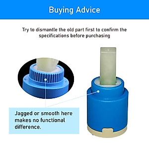25mm Ceramic Cartridge, Single Handle Ceramic Faucet Cartridges, Ceramic Disc Cartridges Valve for Bathroom Shower