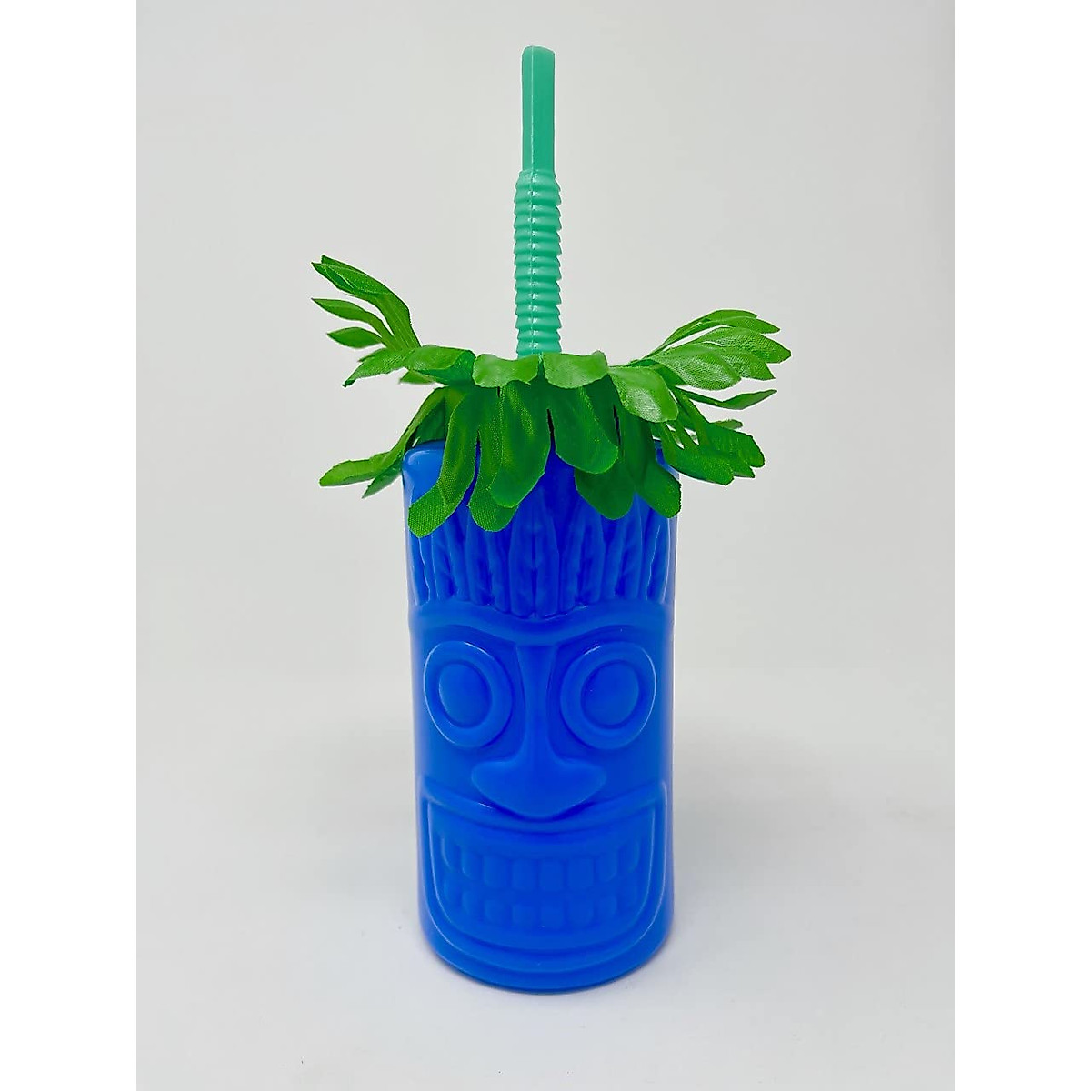 Greenbrier Luau-Themed Shaped Cups with Straws, 12 oz. - 3 Pack - VALUE - POOL PARTY
