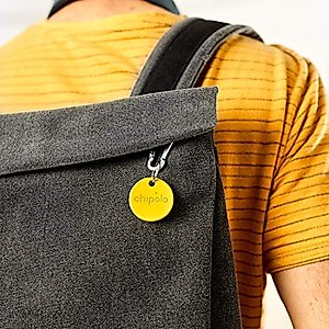 Chipolo ONE (2020) - 1 Pack - Key Finder, Bluetooth Tracker for Keys, Bag, Item Finder. Free Premium Features. iOS and Android Compatible (Blue)