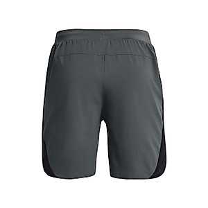 Under Armour mens Launch Run 7-inch Shorts , Pitch Gray/Reflective , Medium