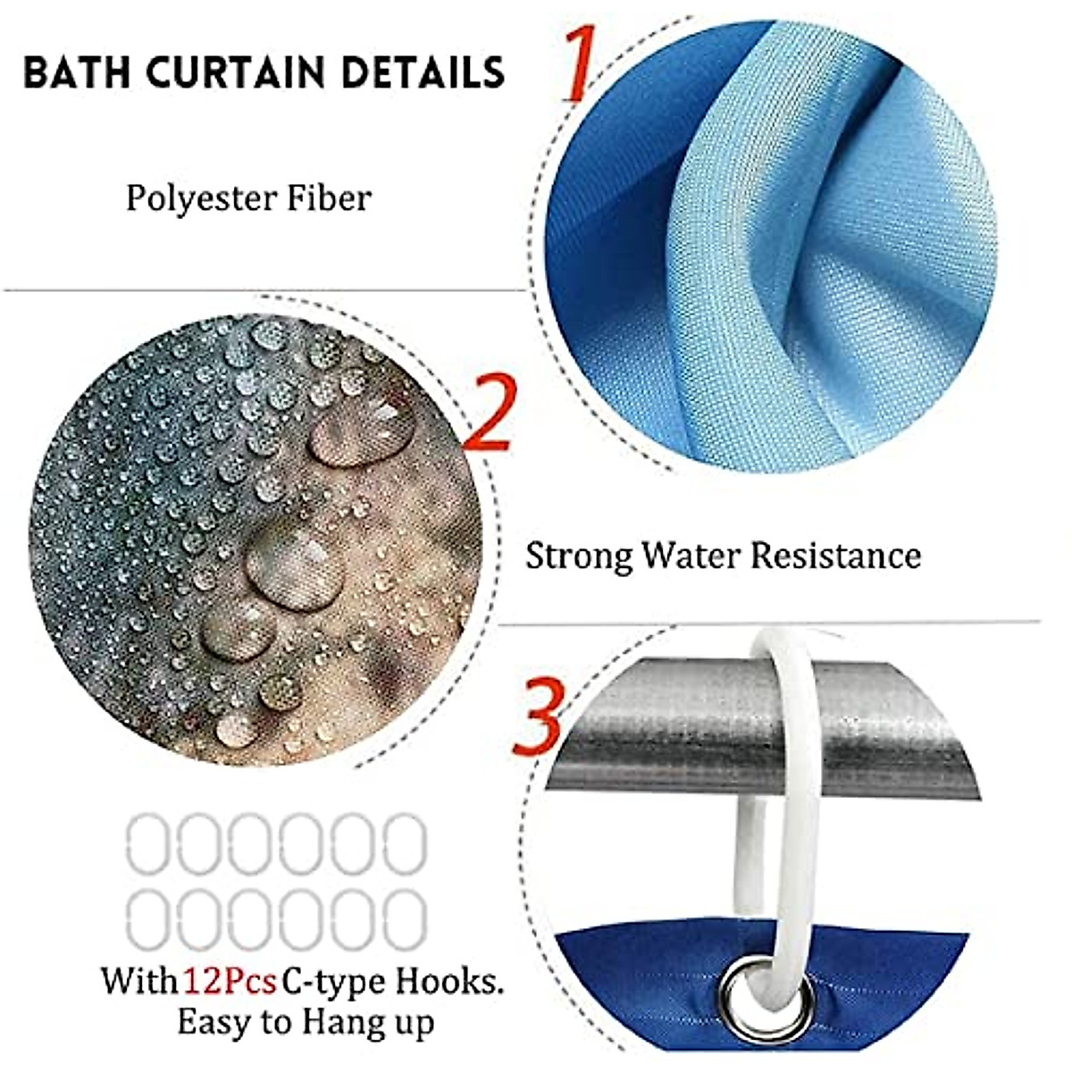 Xjsadxcz 4 Piece Baby Yoda Shower Curtain Sets with Including Square Non-Slip Floor Mat, U-Shaped Mat, Toilet lid Cover Mat, and Shower Curtain with ，72"x72"