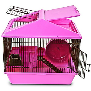 Ware Manufacturing Animal House 16" 2 Level for Hamster - Colors May Vary