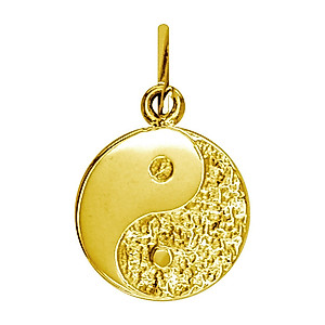 SZIRO Mini Yin and Yang Charm in 14K Yellow Gold