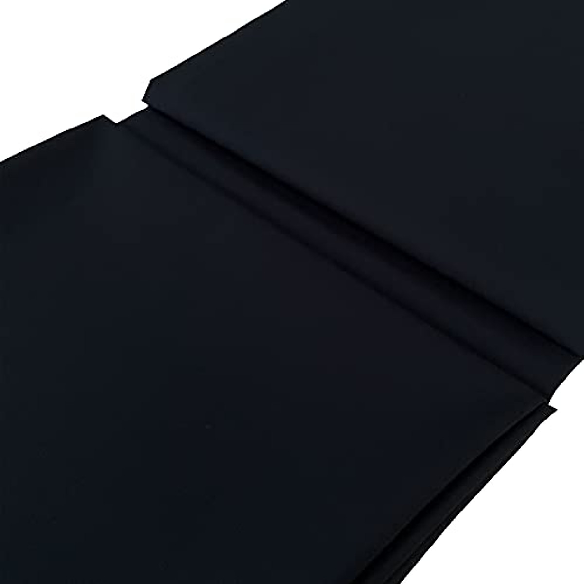 Generic Solid Black Cotton Fabric by The Yard Sewing Quilting Combed Cotton Broadcloth 5 Yard