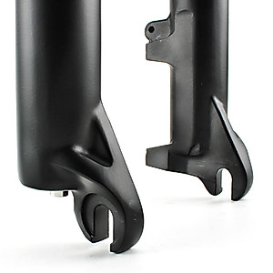 LHHL Bicycles Fork Mountain Bike Suspension Fork 20 Inch Air Bicycle Front Fork Suspension Bicycles BMX Gas Fork 60mm Travel 1 1/8” Straight Tube QR 9mm HL