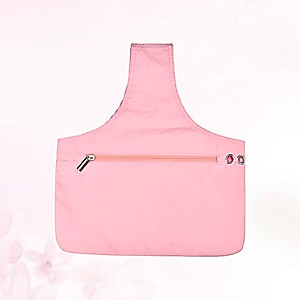 COHEALI Knitted Tote Bag Handbag Bag Storage Needles Tote Holder Big DIY Kraft Crochet Unfinished Projects Organizer Knitting Accessories Wool Yarn and Brown Other Bag for Crochet Hooks