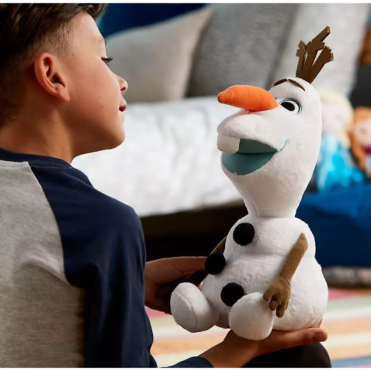 Disney Store Official Olaf Plush, Frozen 2, 12 Inches, Iconic Cuddly Toy Character with Embroidered Features, Perfect Present for Kids, Suitable for All Ages 0+